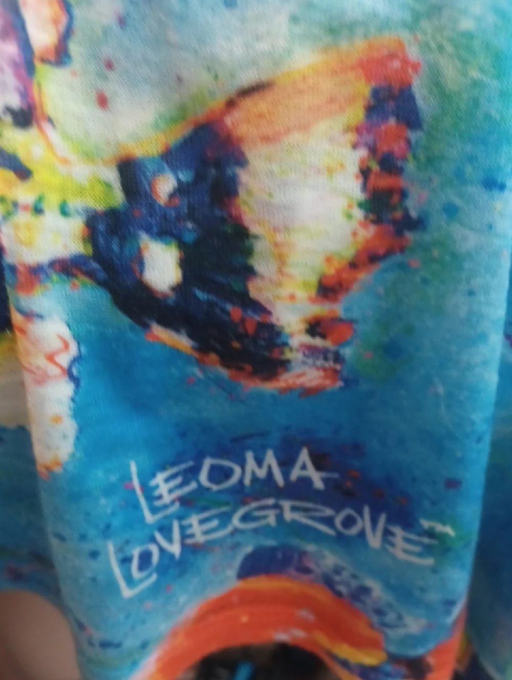 Leoma Lovegrove | Tops | Leoma Lovegrove Fish Print Asymmetrical Tunic ...